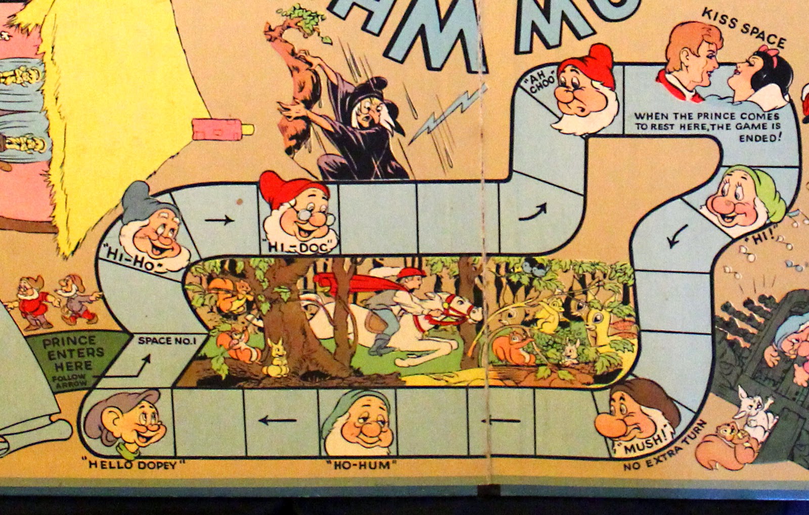 Filmic Light - Snow White Archive: 1938 Parker Brothers Snow White ...