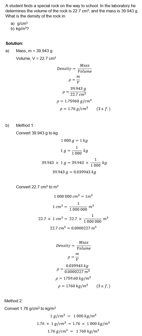 Density and Relative Density