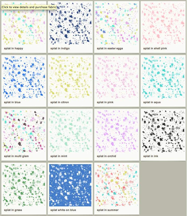 GORGEOUS SHINY THINGS: Splat!