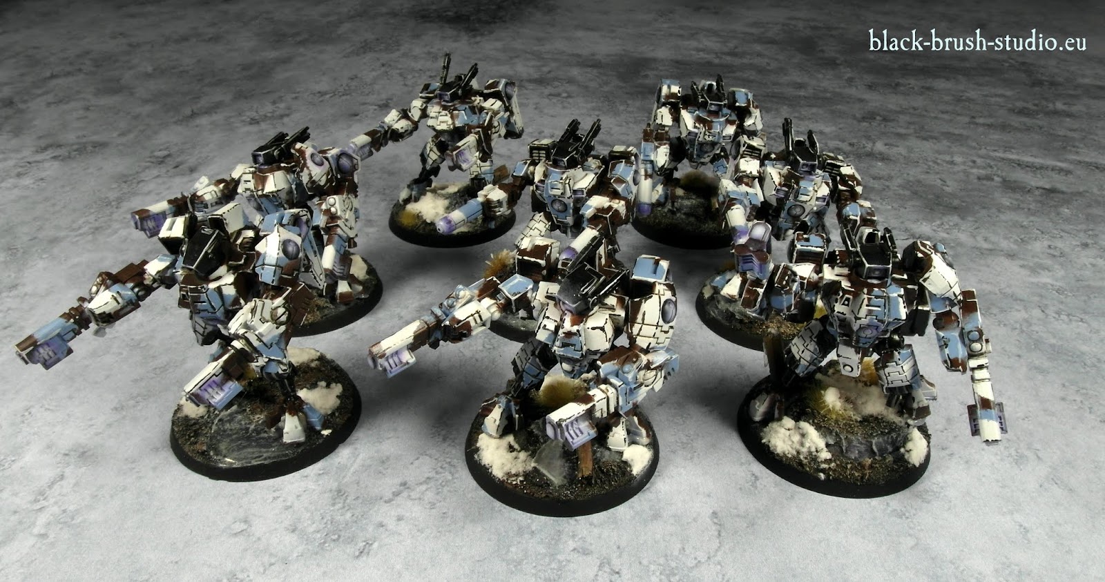Tau Empire: Army in Winter Camo Scheme