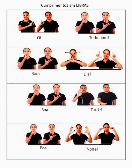 Amanda Duda, Pedagogia e Libras: Apresentação e Cumprimentos em LIBRAS