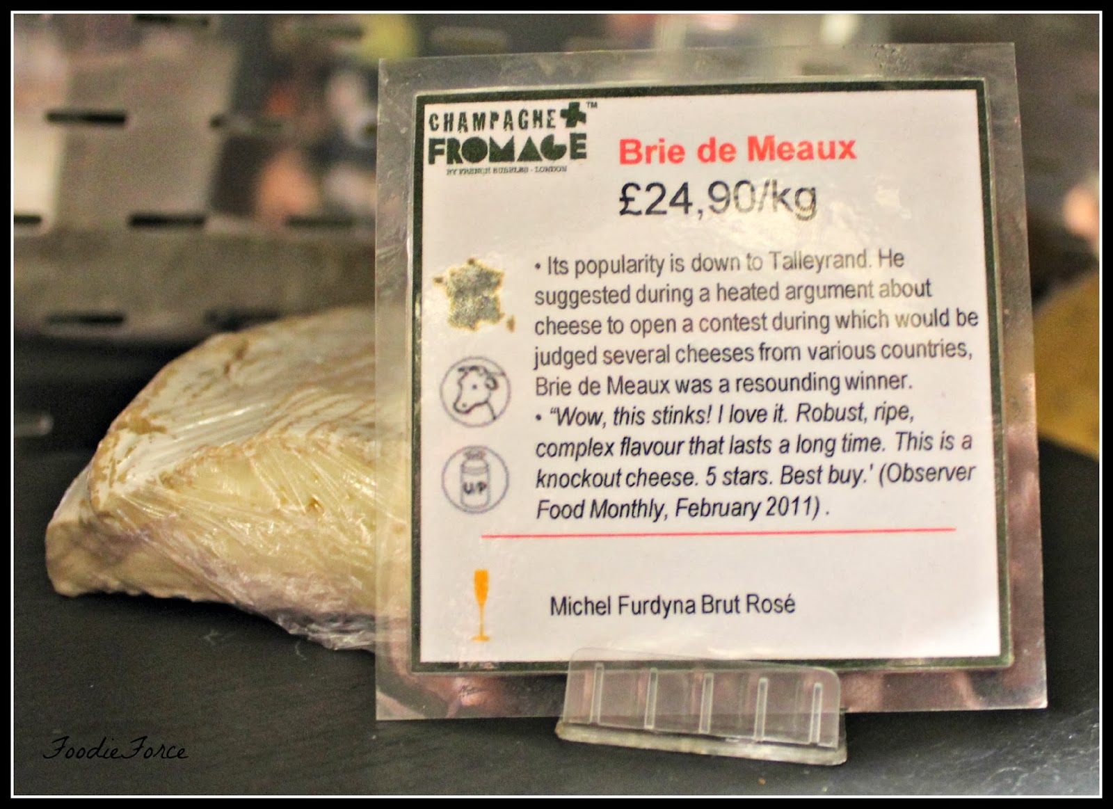 Foodie Force: Champagne and Fromage