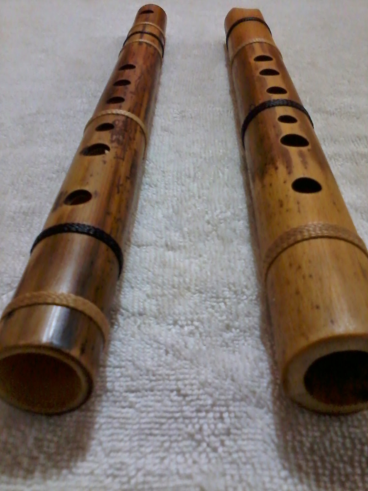 Flauta De Bambu Um Pífano + Um Quenacho La# - Flautas Artesanais