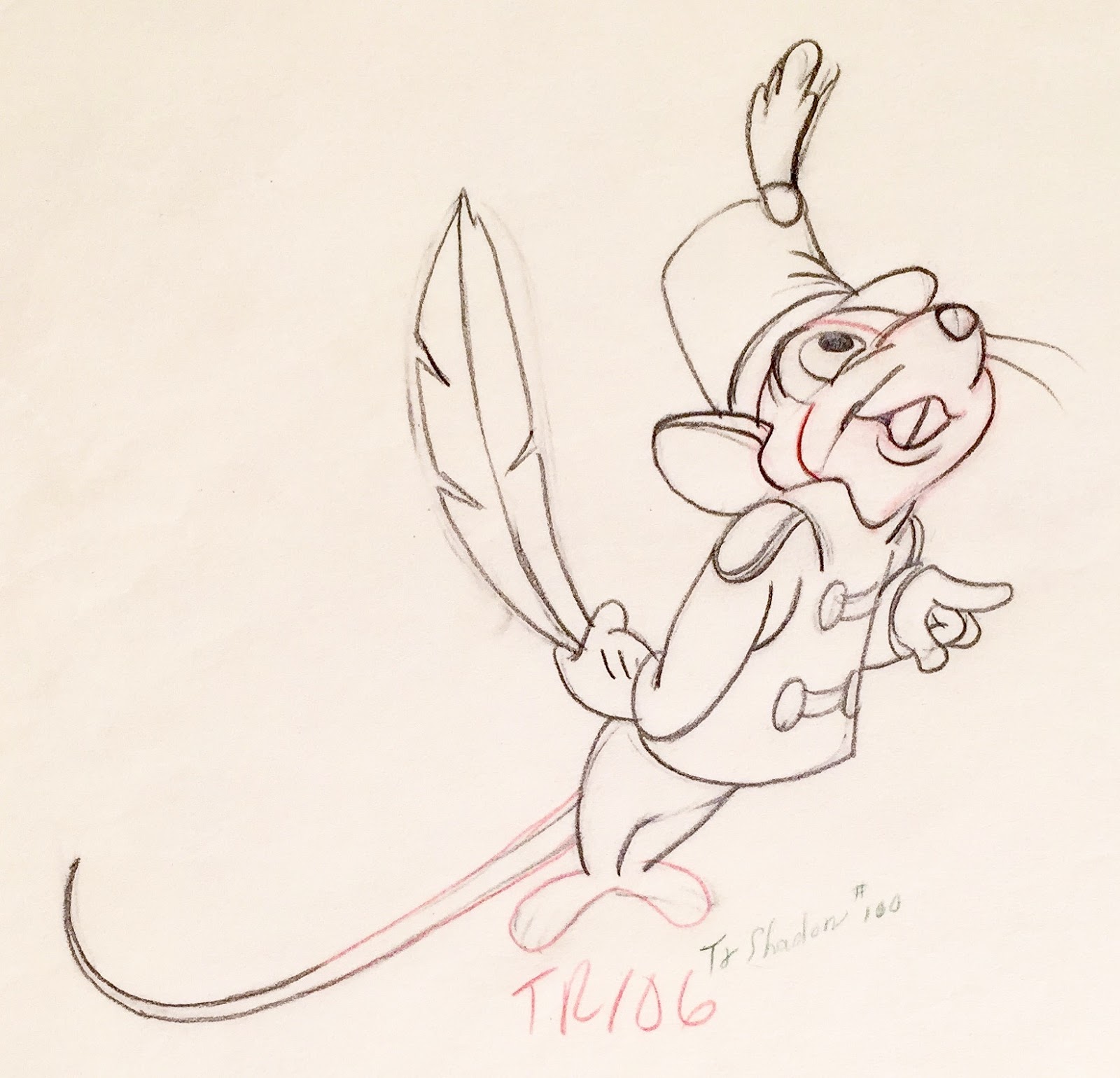 Dumbo Mouse Drawing