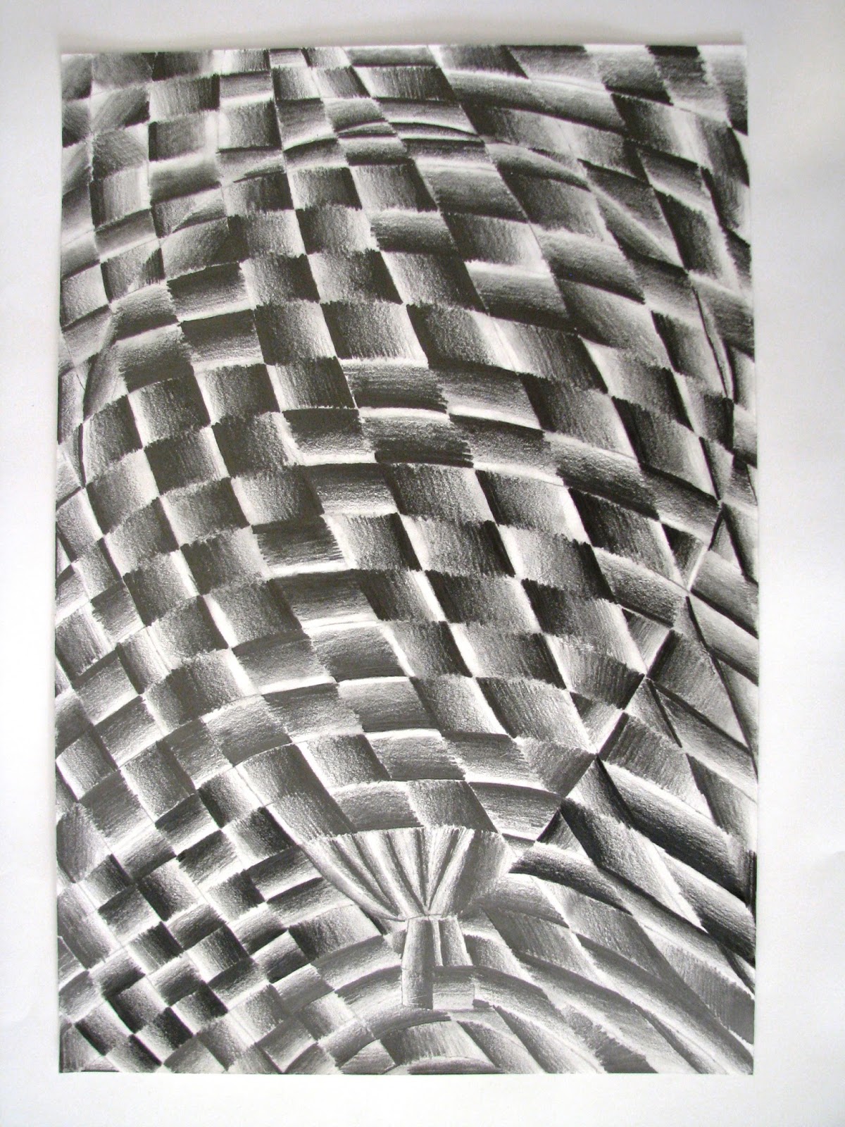 Easy Shattered Value Drawing