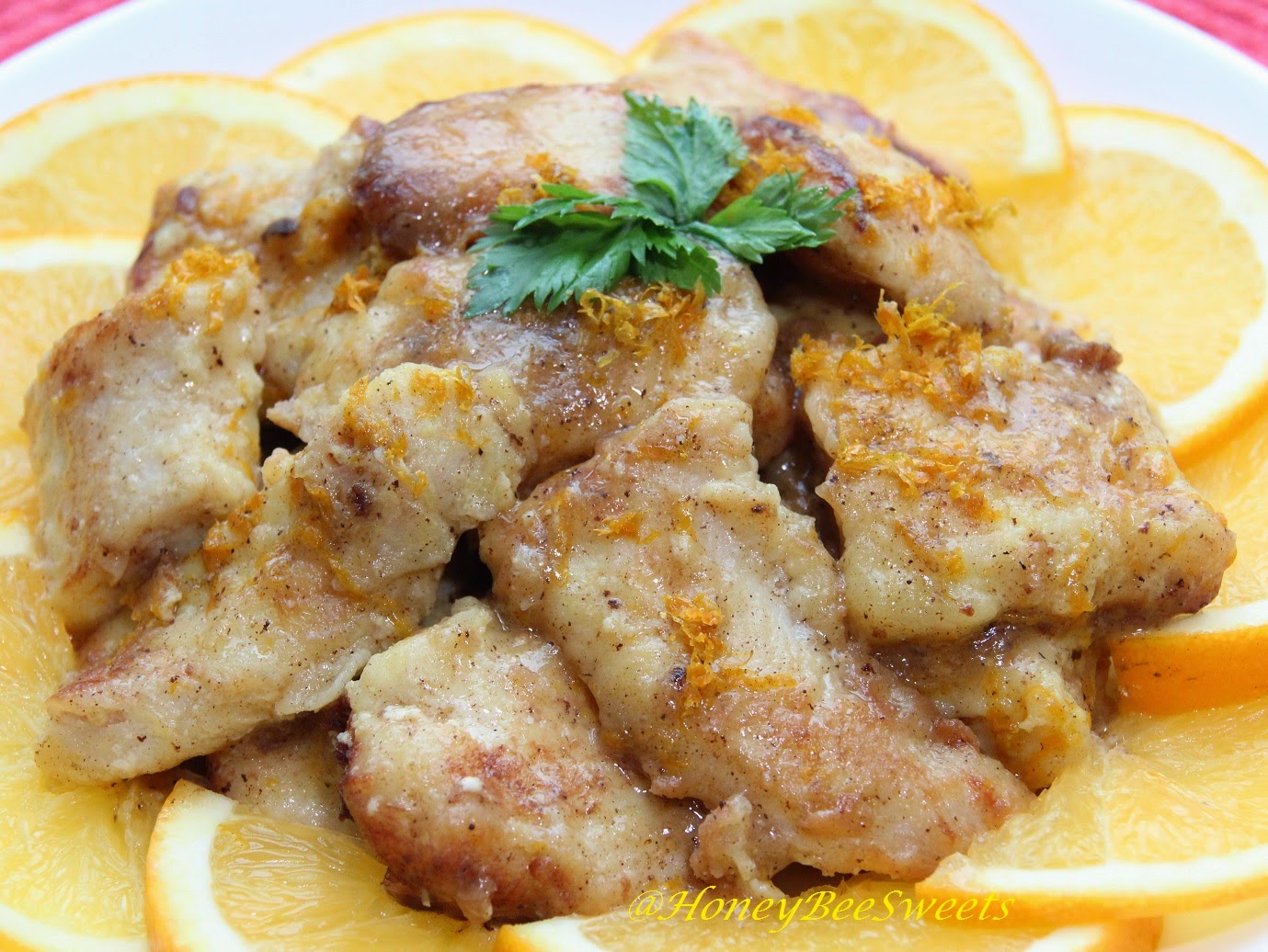 Honey Bee Sweets: Tangy Orange Fish Fillets