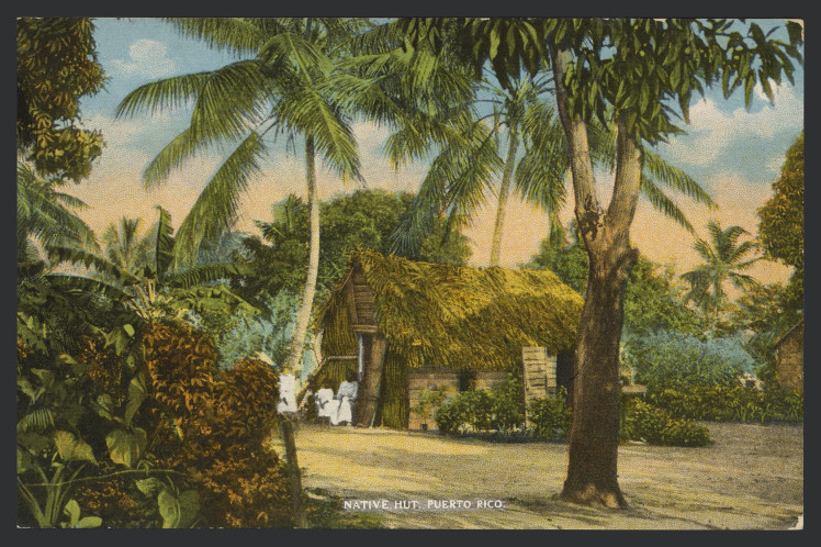 cultura afropuertorriqueña: Foto: Native Hut, Puerto Rico