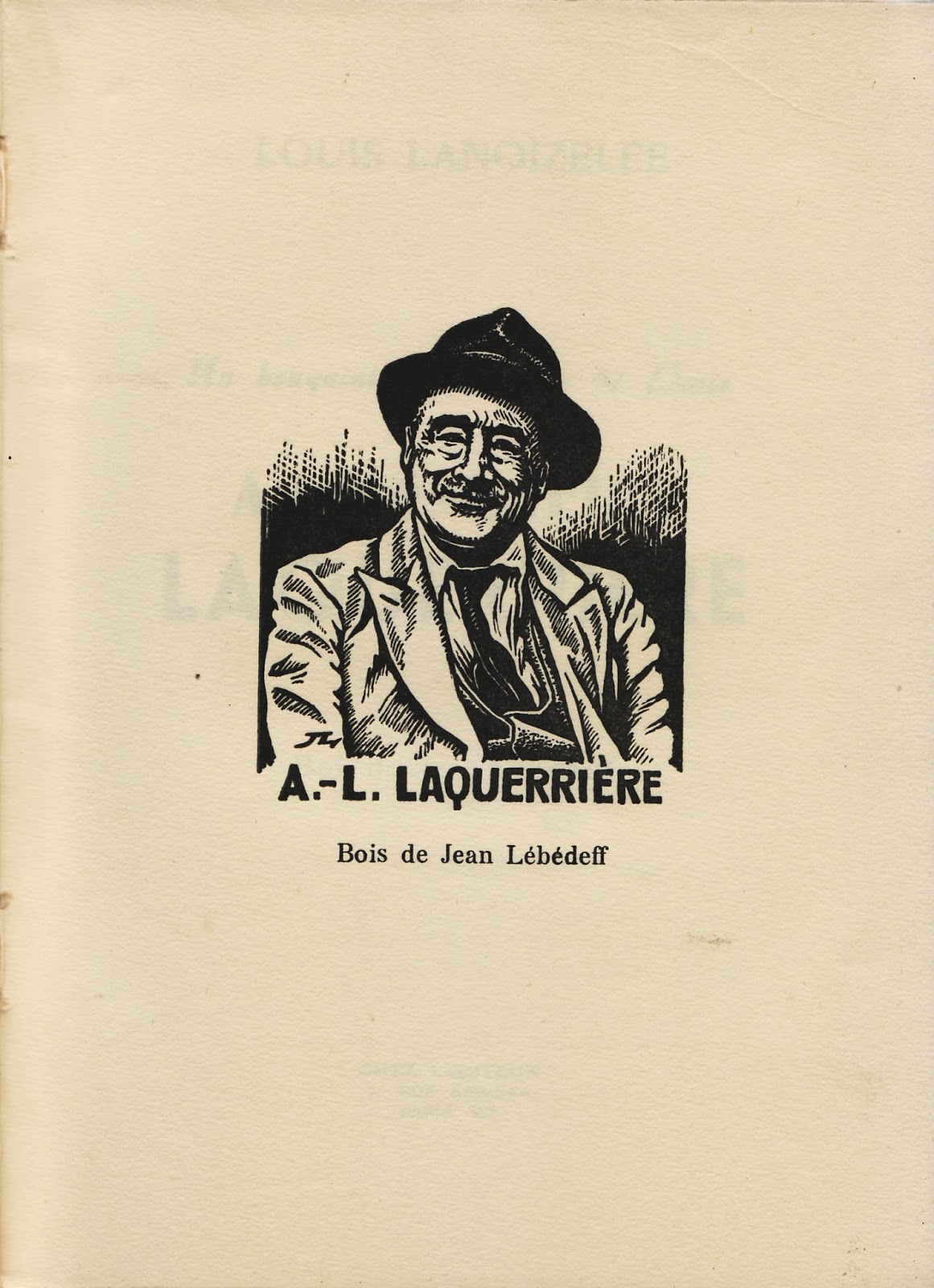 Miscellanées: Louis Lanoizelée (1896-1990)
