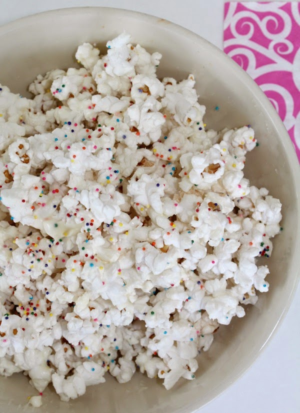 On The Menu: Confetti Party Popcorn |Sunny Days & Starry Nights