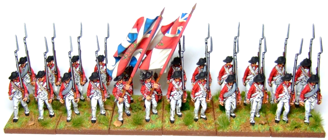 MacPhee's Miniature Men: 28mm AWI British Line Infantry Regiments