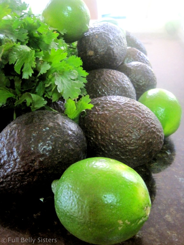 Chilled Avocado Lime Soup with chives and walnuts