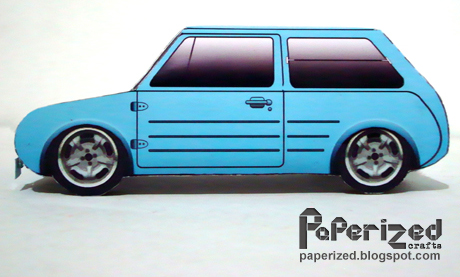 Custom Nissan Pao Papercraft | Paperized Crafts