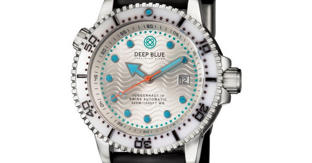 OceanicTime: DEEP BLUE Watches JUGGERNAUT IV