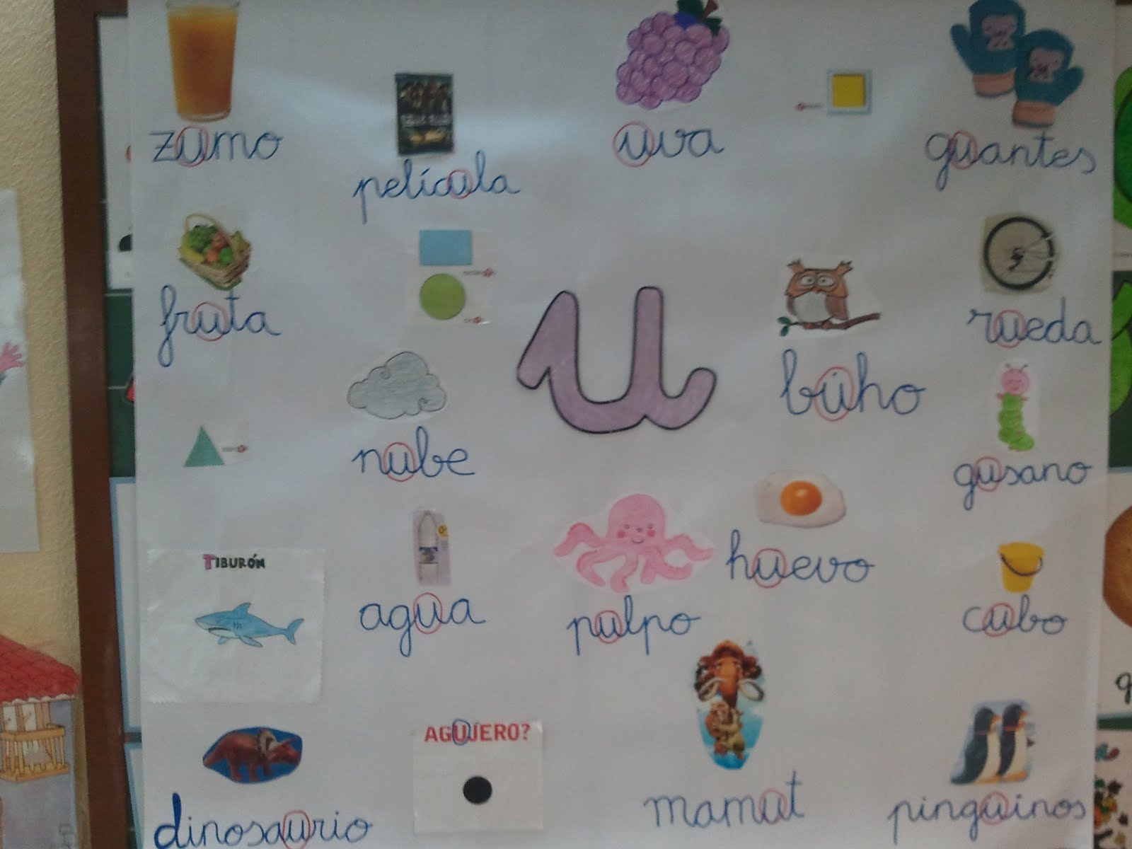 Mi sacapuntas: EL MURAL DE LA "U"