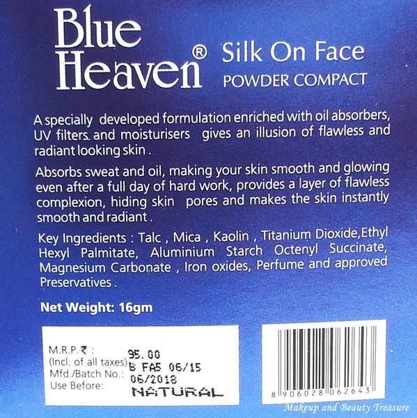 best makeup beauty mommy blog of india: Blue Heaven Silk On Face ...