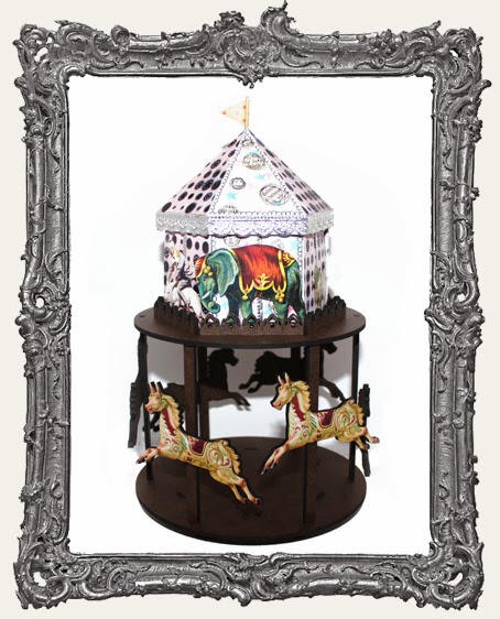 Retro Café Art Gallery: Amazing Carousel Doll Shrine Kits and More!