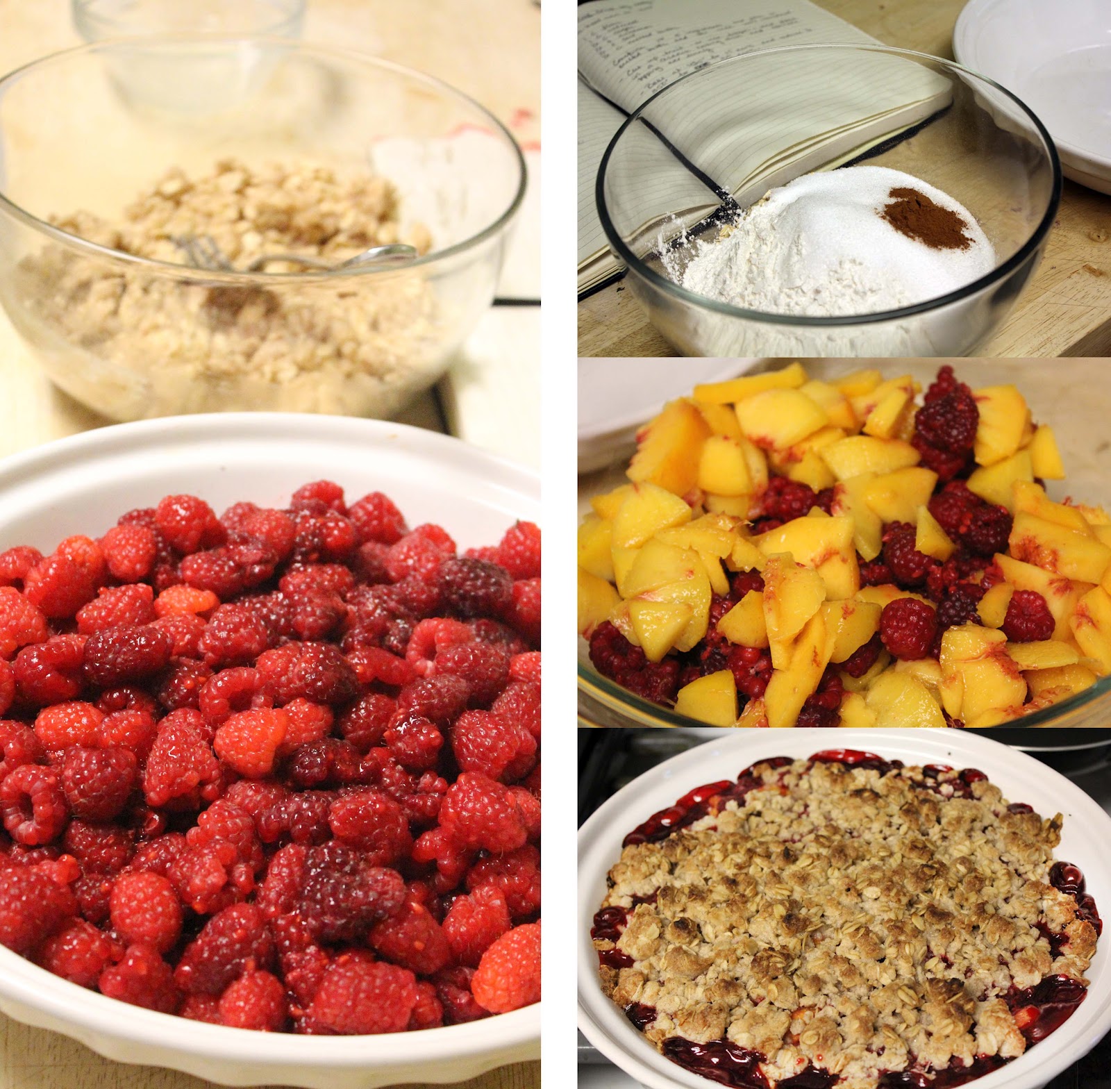 The No Pressure Cooker: Peach Raspberry Crisp