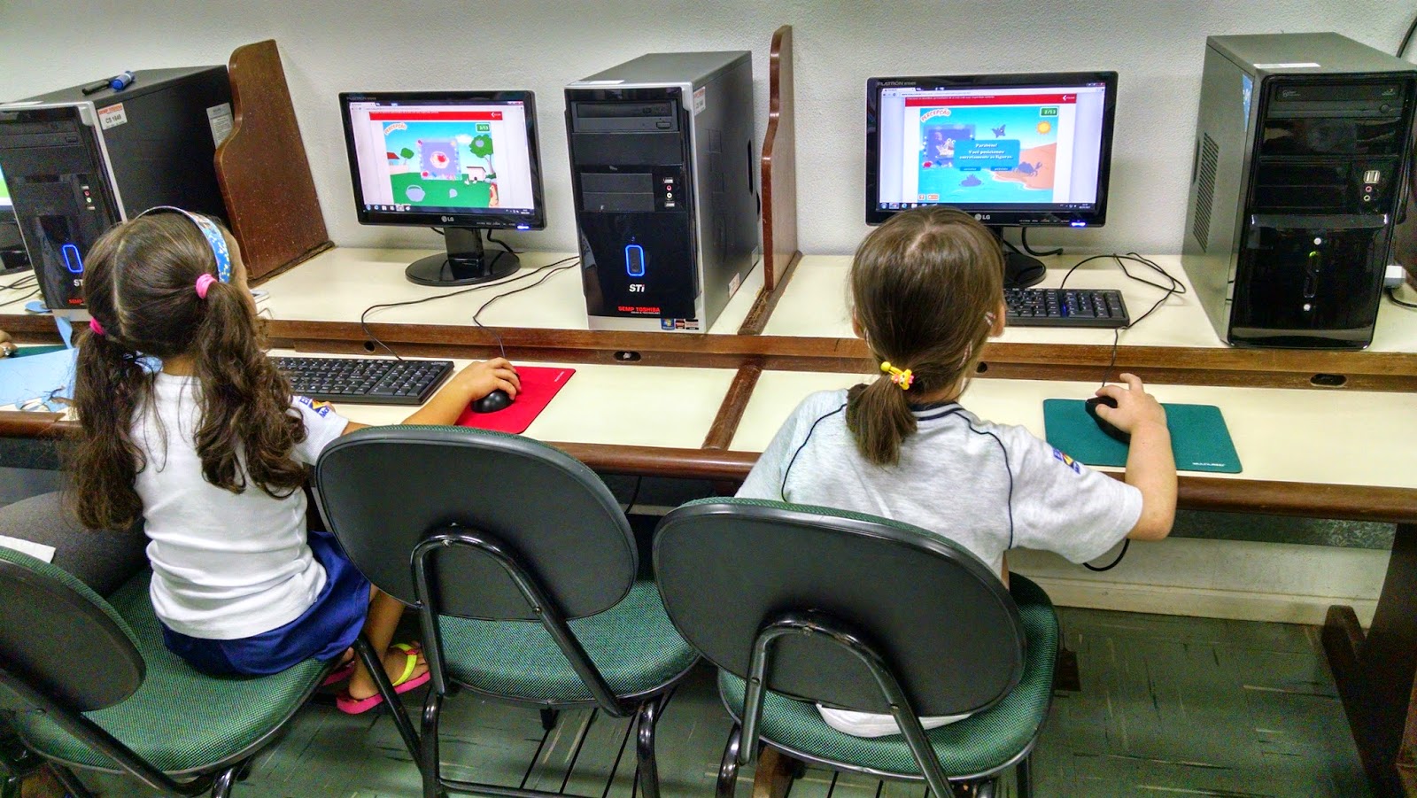 Educação Infantil Elias Moreira: Primeira aula de informática ...