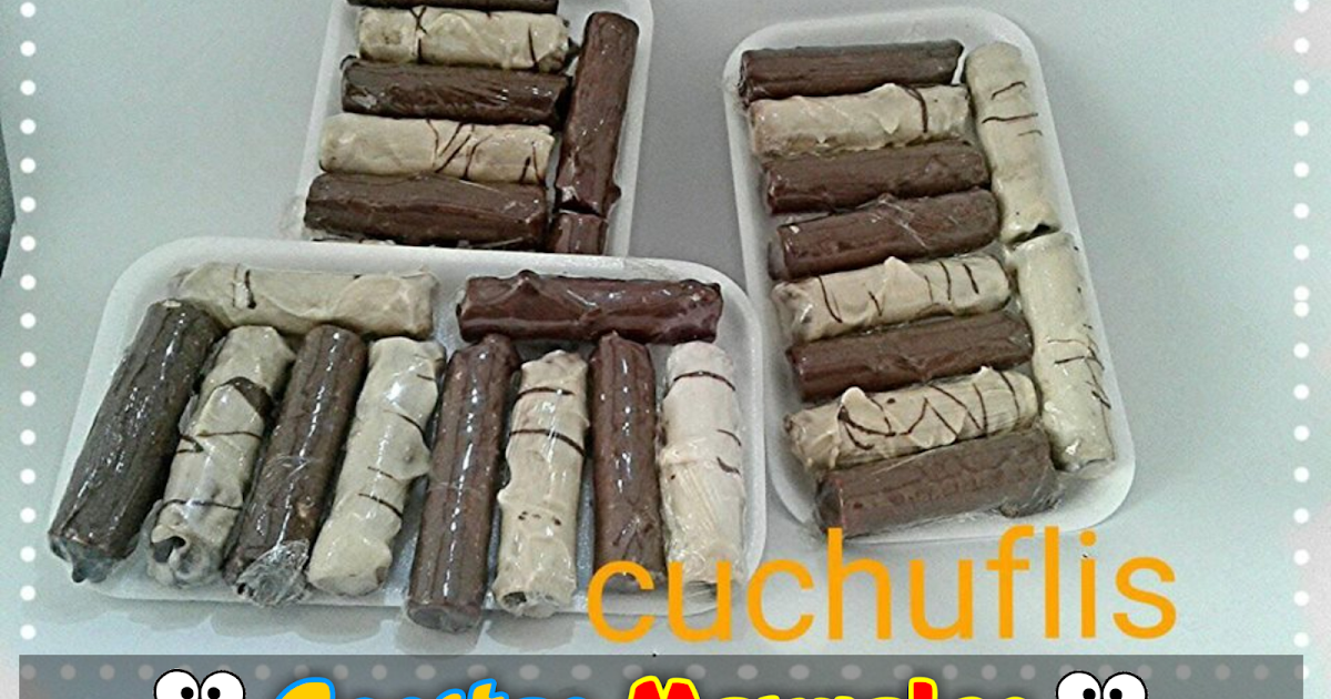 Cuchufli Rellenos de Chocolate - Lili Daza Diseño
