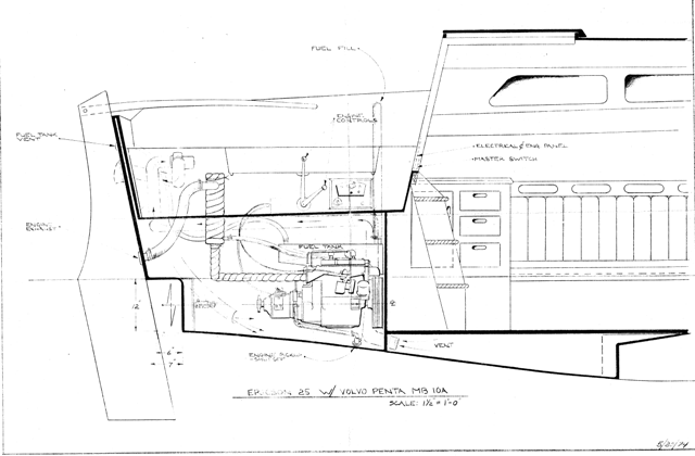 Ericson 25, Oystercatcher: Lazarette Modifications, Part 1: Analysis