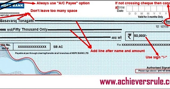 Important Key Points about CHEQUE and its Types