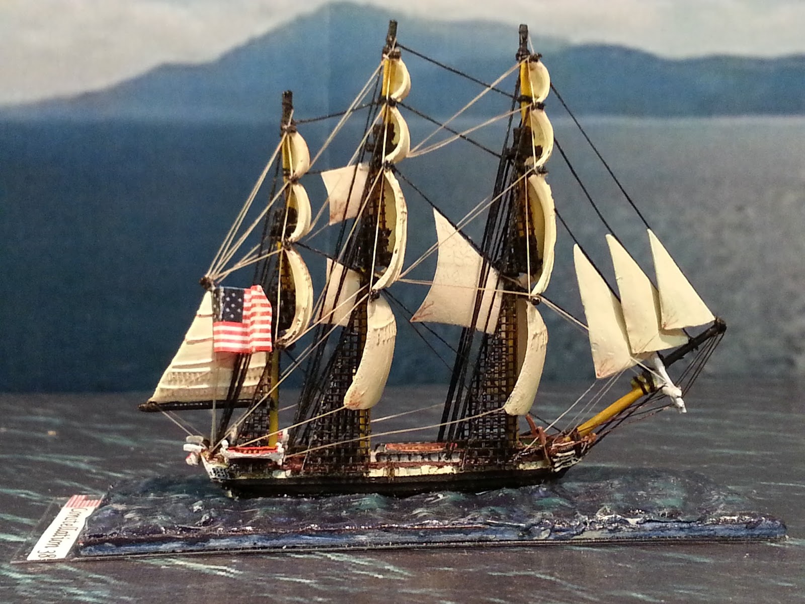 A Miniatures Hobby Room: 1/1200 GHQ USS Constellation