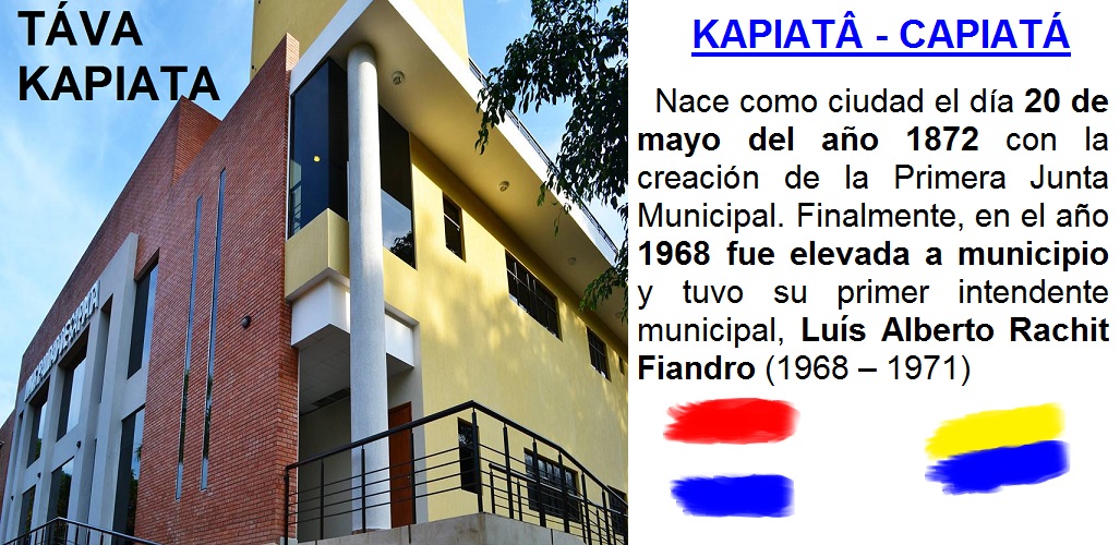 lenguaguarani: CIUDAD DE CAPIATÁ - TÁVA KAPIATA