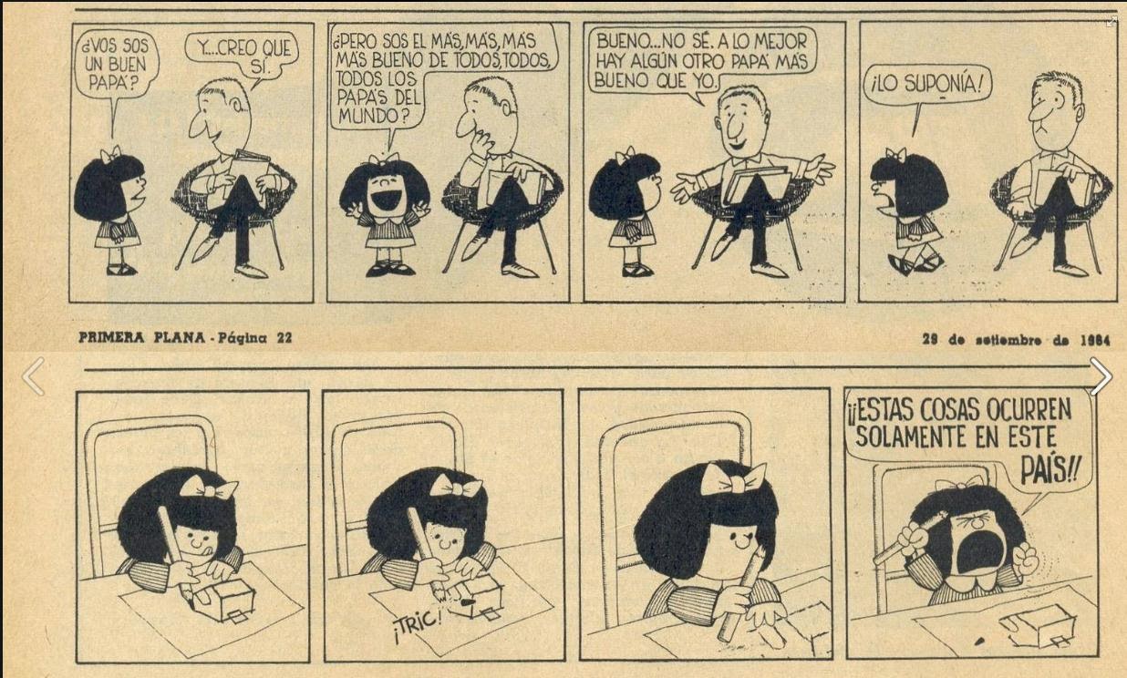 Biblioteca "El mundo de los libros": Los 50 años de Mafalda