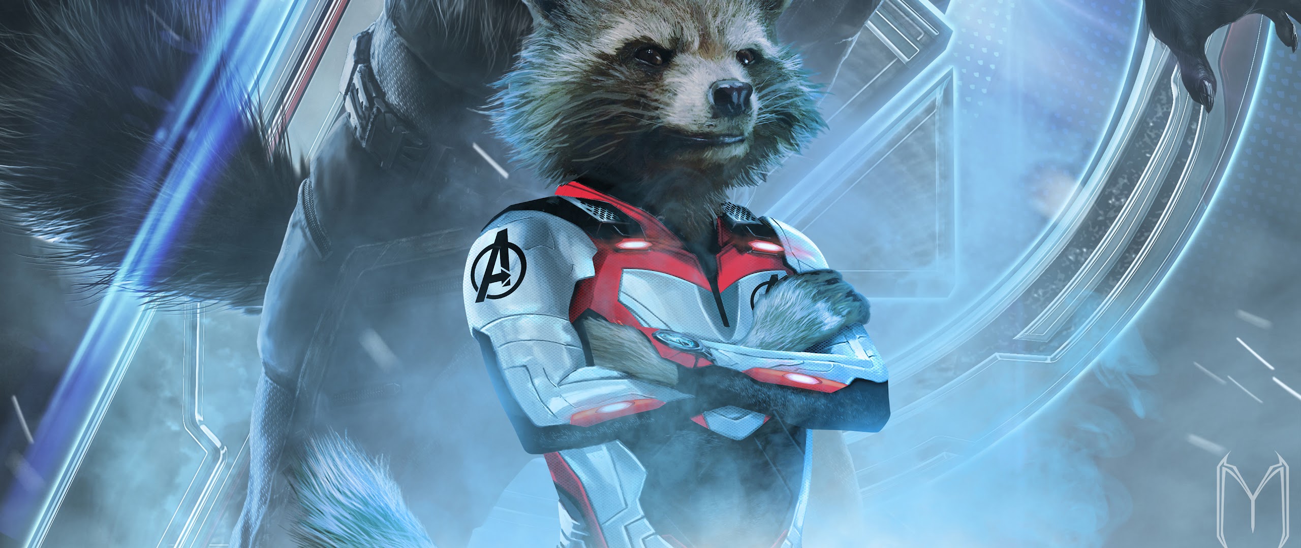 Avengers: Endgame, Rocket Raccoon, White Suit, 4K, #13 Wallpaper iPhone ...