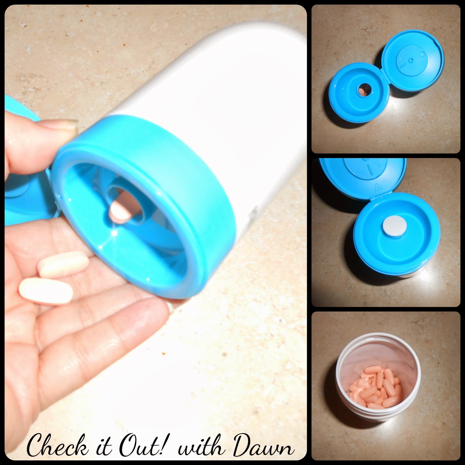 Check it Out! with Dawn: Product Review: Sabi SHAKE Flip-top pill Bottle