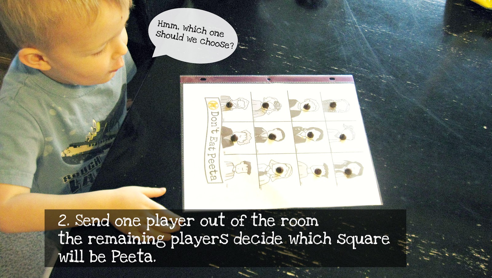 Don't Eat Peeta! -- A Hunger Games Printable Game.