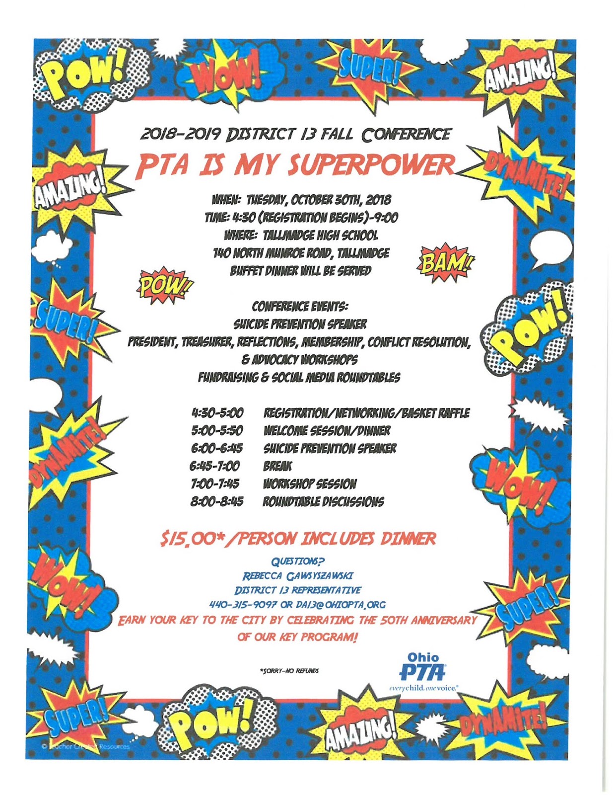 The Ohio PTA Voice: PTA Fall District Conferences in October