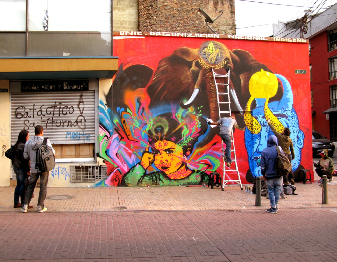 StreetArtNews ES: Stinkfish x APC Nuevo mural en Bogotá, Colombia