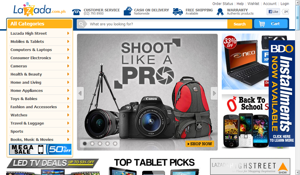 Lazada: Philippines' Online Shopping Mall: Lazada Online Store: Hats ...