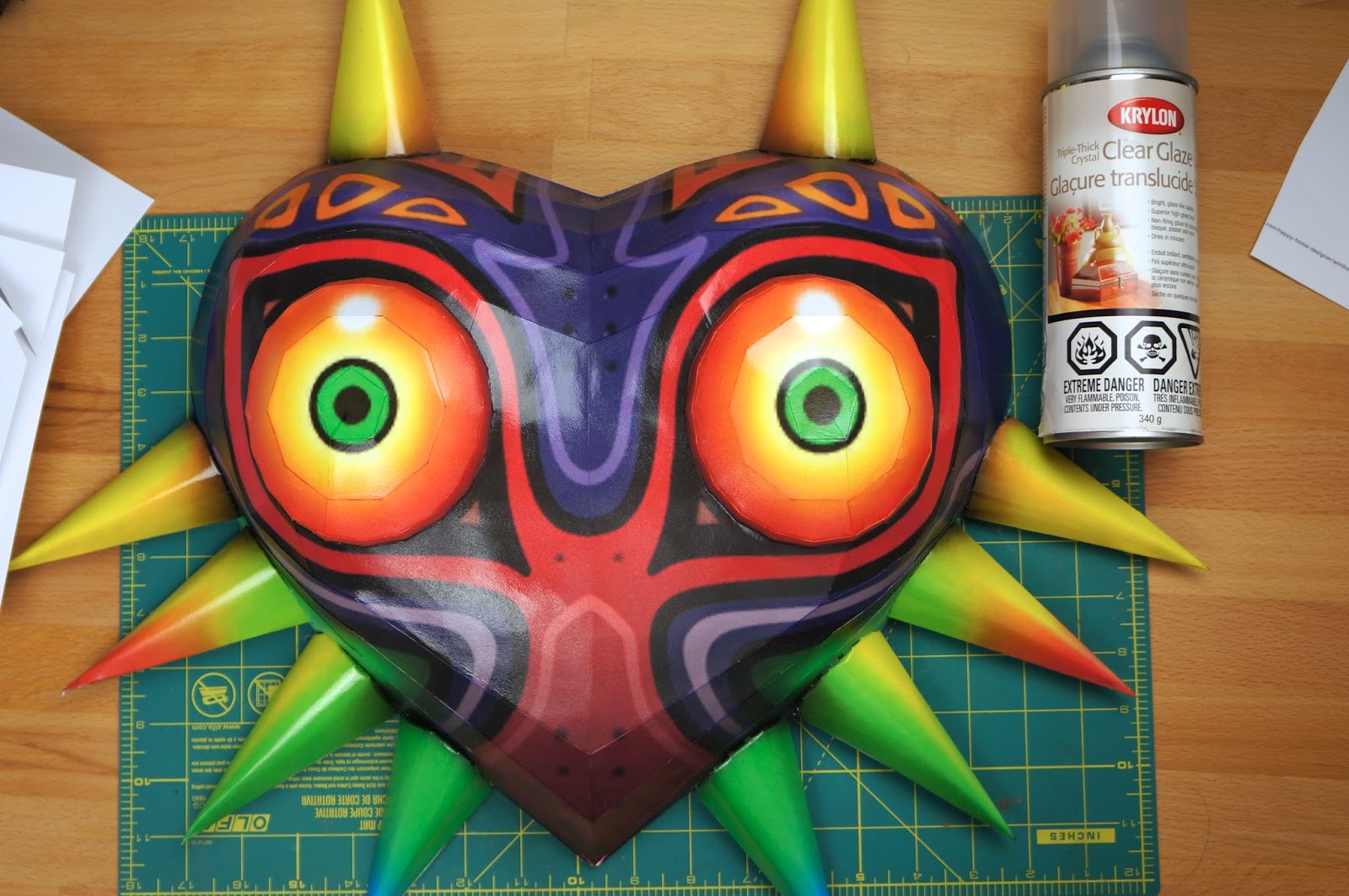 Otaku Crafts: Life Size Majora's Mask Papercraft