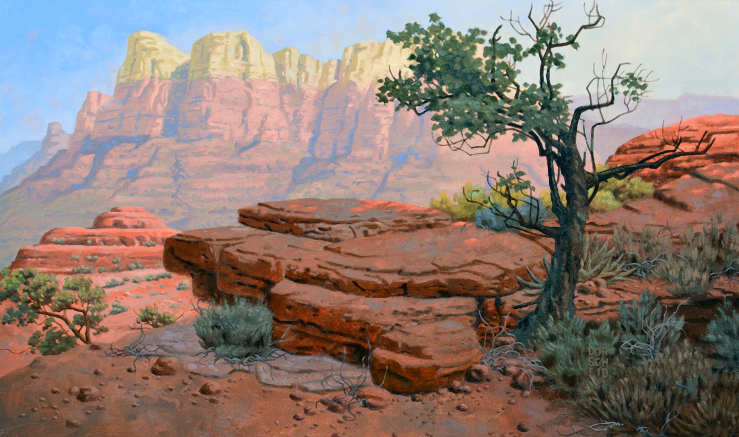 Les Dorscheid Artist: Sedona hike