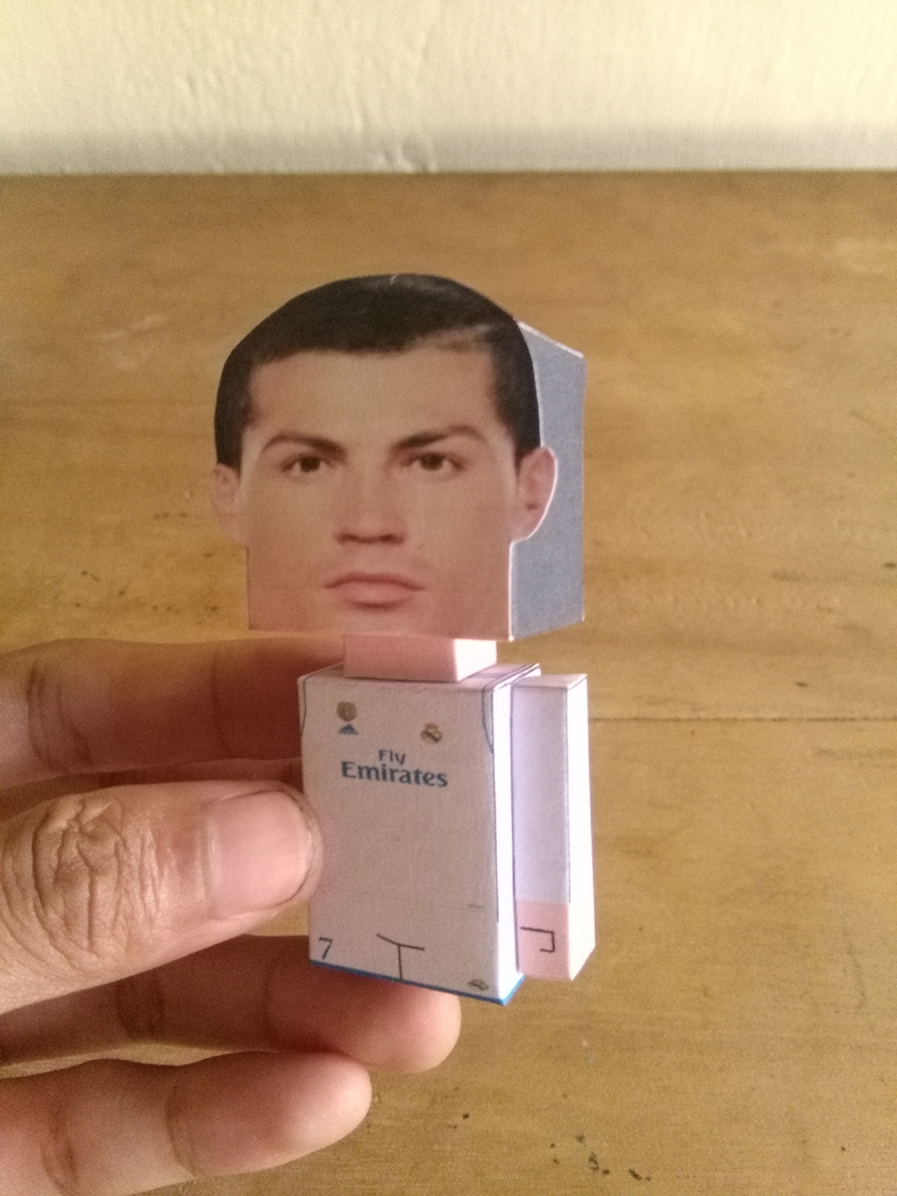 MARI BERKREASI: TUTORIAL CARA MEMBUAT PAPERCRAFT CR7