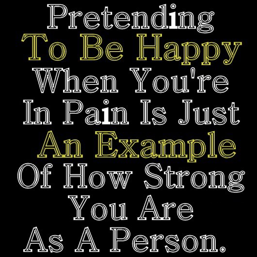 Be happy when you are in pain | Love Quotes And Covers