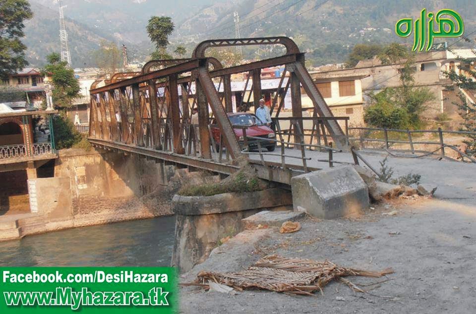 Mansehra - Historical bridge over River Kunhar at Garhi Habibullah ...