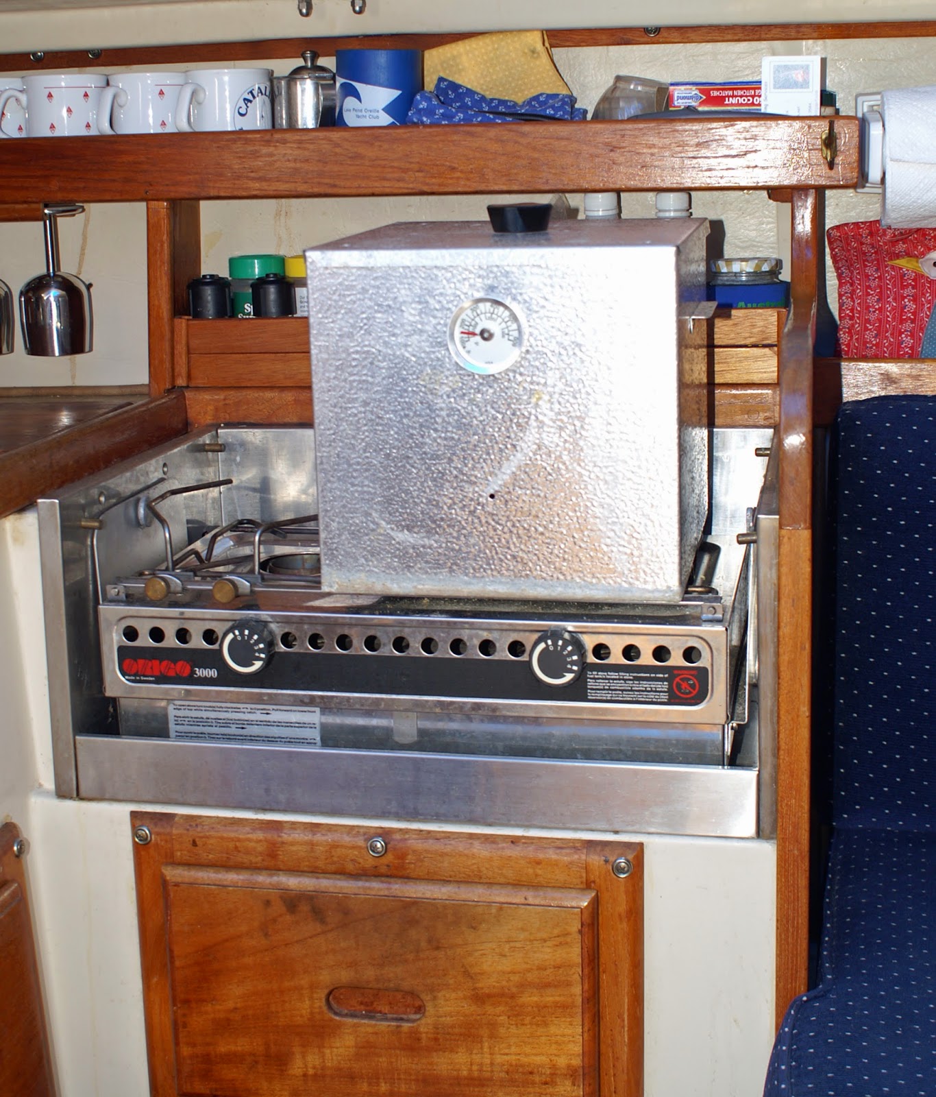 Barnacle Bill Holcomb's Sailing: Baking on a 25-foot Boat