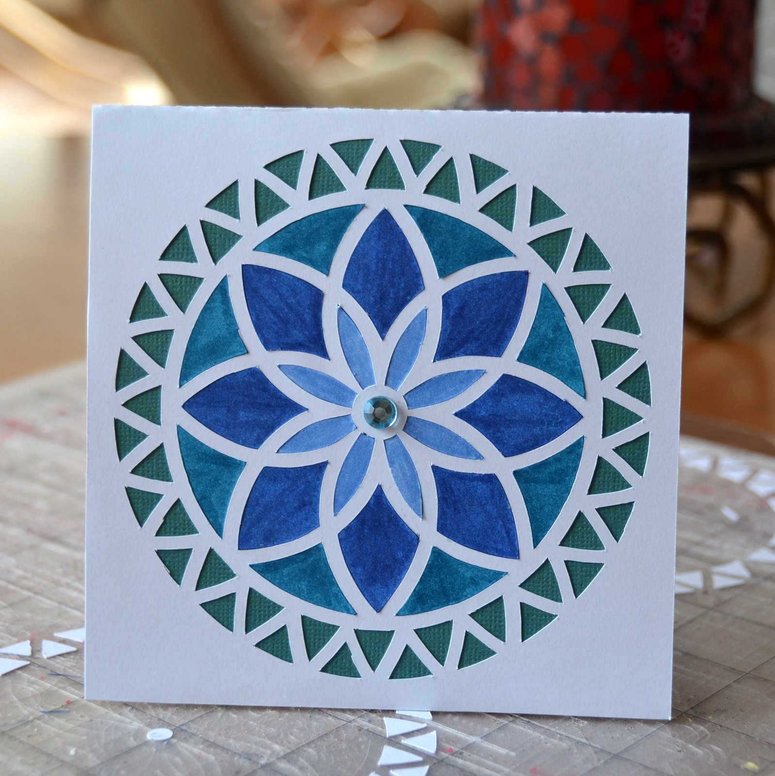 Samantha Walker's Imaginary World: Doily Card Tutorial by Maya