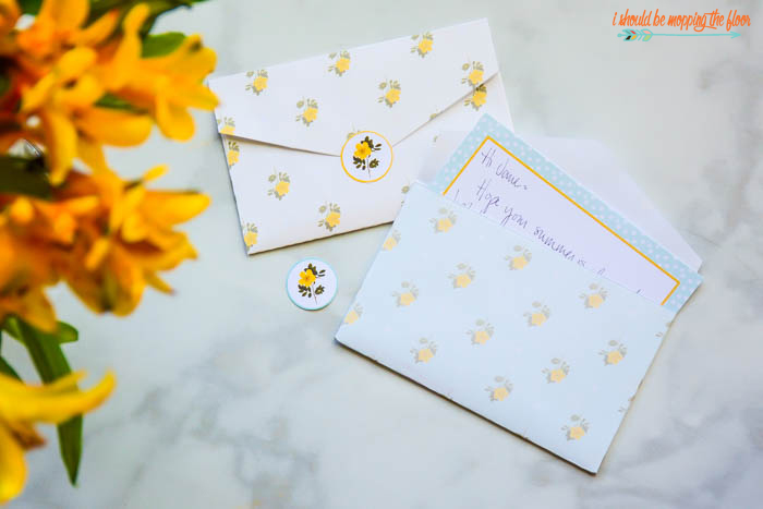 Floral Printable Stickers | i should be mopping the floor