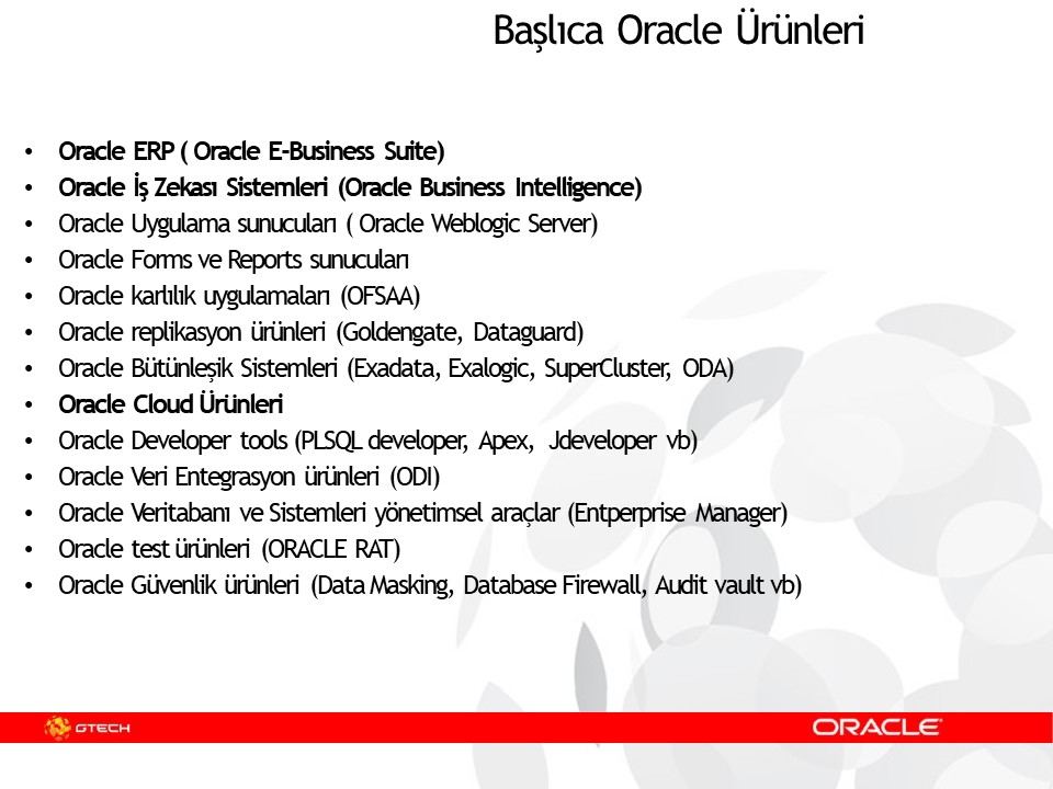 Erman Arslan's Oracle Blog: Oracle Seminar -- Oracle Technologies and Oracle Products + Oracle ...