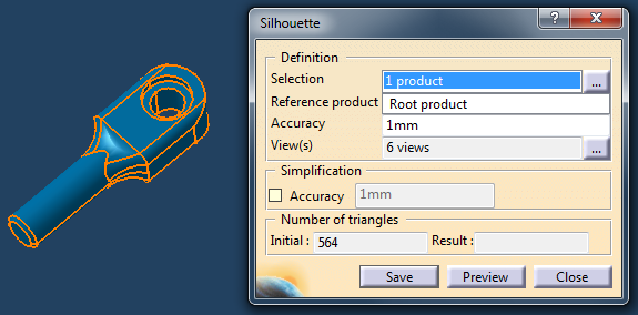 CATIA V5: Extracting geometry from CGR