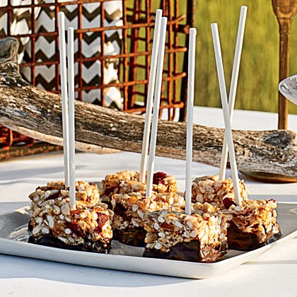 Coconut-Granola Rice Cereal Pops ~ Easy Kitchen 4 All