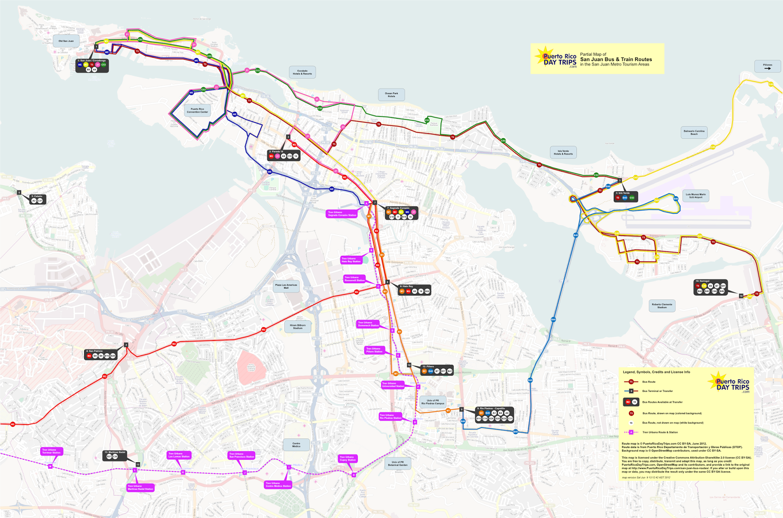 TravelValue: PuertoRico: San Juan, Puerto Rico Bus and Train Information