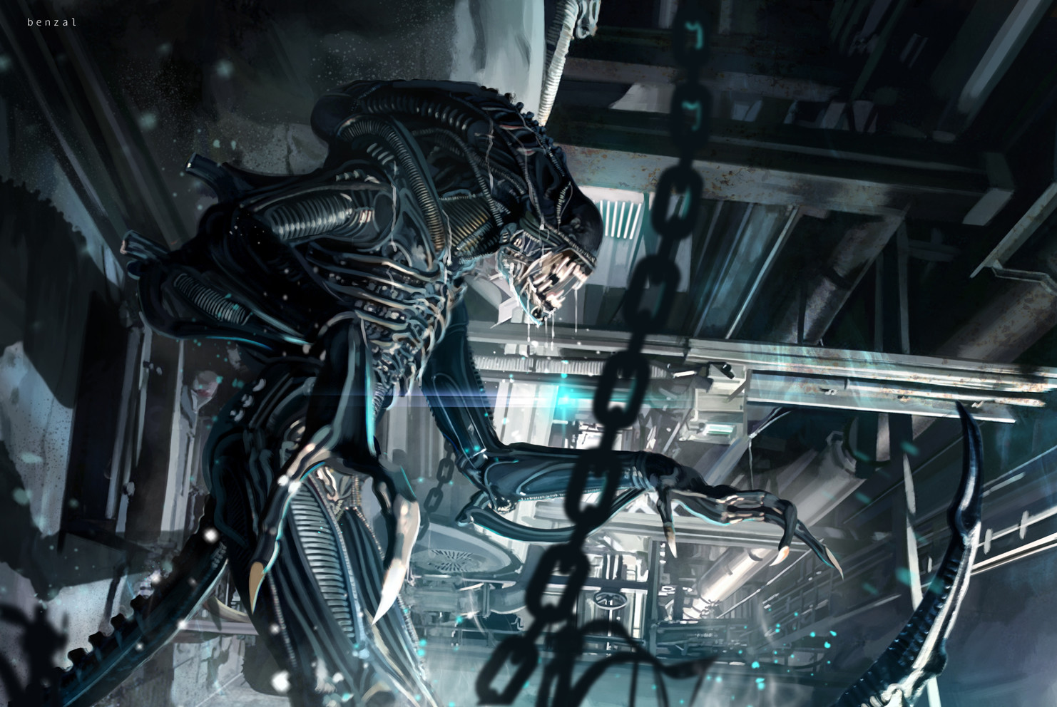 JIMSMASH ! ! !: RAD ALIENS WARRIOR BY DAVID BENZAI