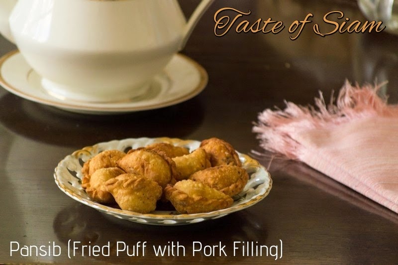 Fried Puff with Pork Filling (ปั้นสิบ) - Taste of Siam