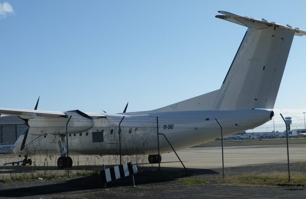 Far North Queensland Skies: Hawker Pacific Dash 8 Q300 VH-DNU departs