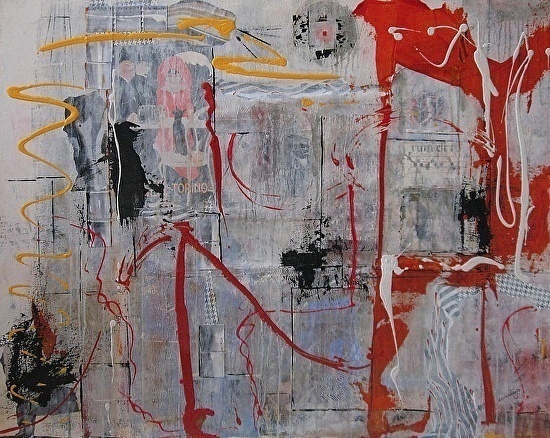Contemporary Artists of Florida: Mixed Media Abstract Art Painting ...